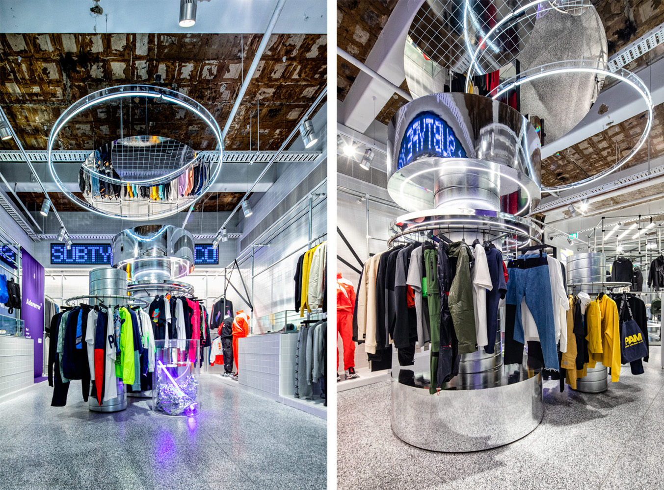 A futuristic industrial design for the new Subtype store – PROMOSTYL